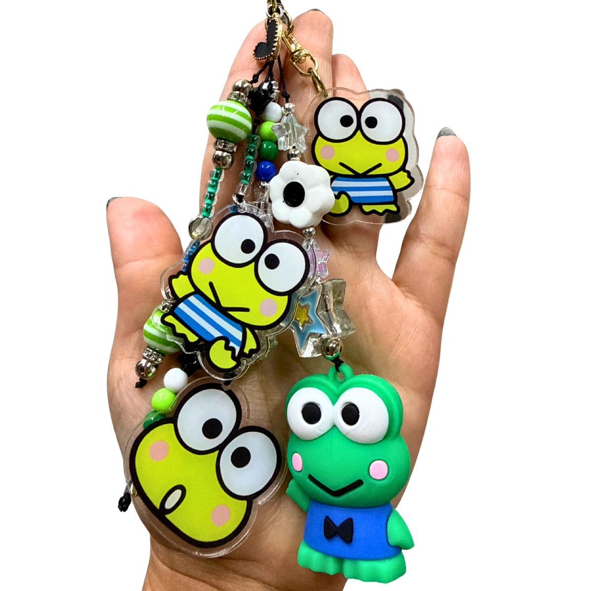 Keroppi Bag Charm – Cutesy Creations